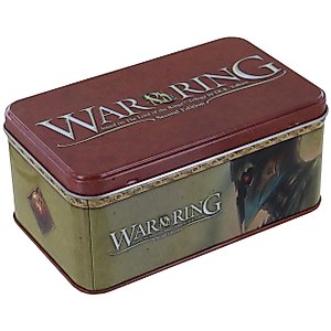 War of The Ring Second Edition: Card Box and Sleeves (Witch-King Edition) – Ares Games Embossed Tin – Sturdy & Tough – Compatible with War of The Ring 2E