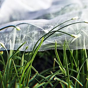 Garden Insect Netting Pest Barrier: 2 Pack 4'x10' Bug Netting for Garden Protection Mosquito Net Fine Mesh Cicada Tree Net Greenhouse Row Cover for Crops Plants Vegetables Flowers Fruits Silver