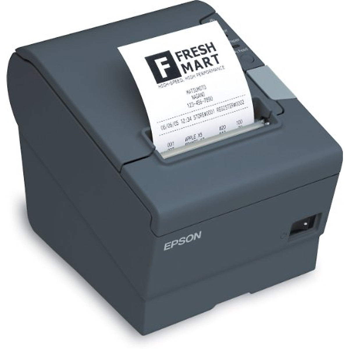 TM T88V - Receipt printer - B/W - thermal line - Roll (3.15 in) - up to 708.7 inch/min - Serial, USB