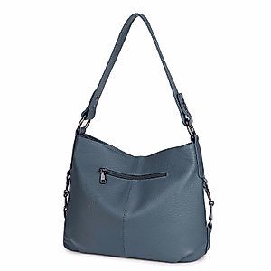 YALUXE Shoulder Bag Genuine Leather Tote Handbag Crossbody Bags for Women