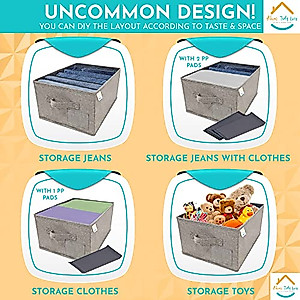 About tidy Love 6 Grids Closet Organizer, Sturdy Wardrobe Clothes Organizer for Folded Clothes, Clothes Storage Organizer for T-Shirts, Jeans, Drawer Divider Storage