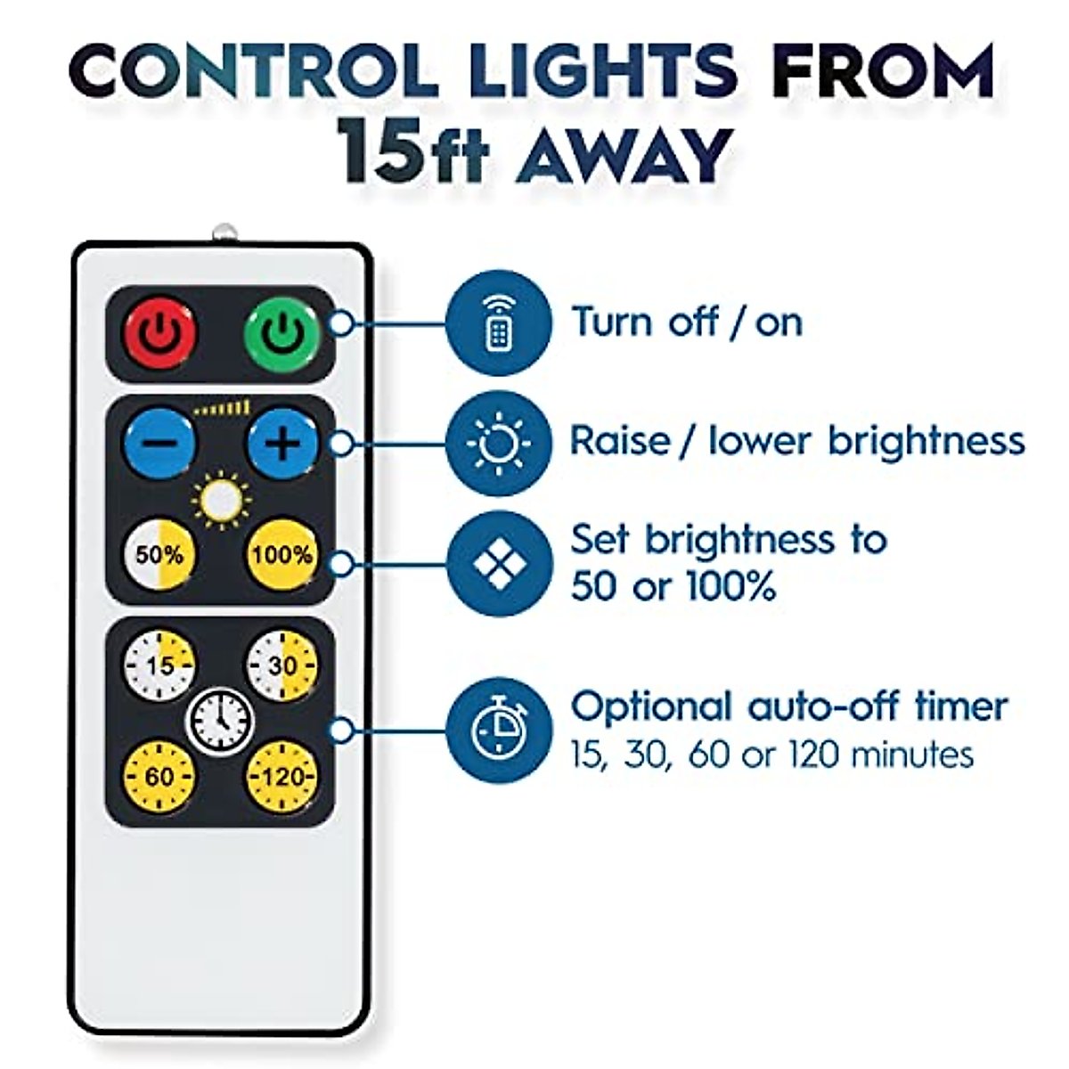 Brilliant Evolution Wireless LED Under Counter Lights 4 Pack with 2 Remote Controls, Under Counter Light Fixtures, Touch Light - Battery Operated Lights with Remote (4pk, 80 Lumens)