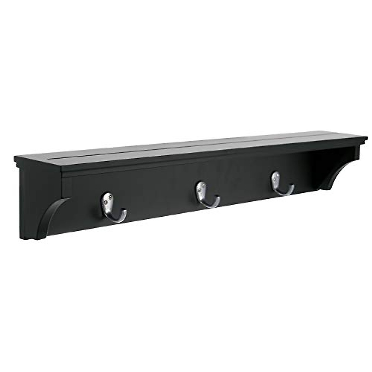 Kiera Grace Contemporary Floating-Shelves, Black