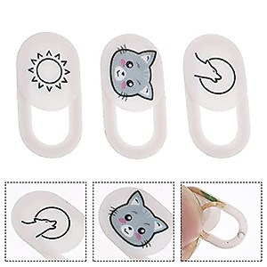 SOLUSTRE Pc Laptop PC Laptop 3pcs Camera Cover Laptop Camera Cover Sliding Webcam Cover Webcam Cover Slide Slide, Cute Animal Computer Tablets Computer Tablets