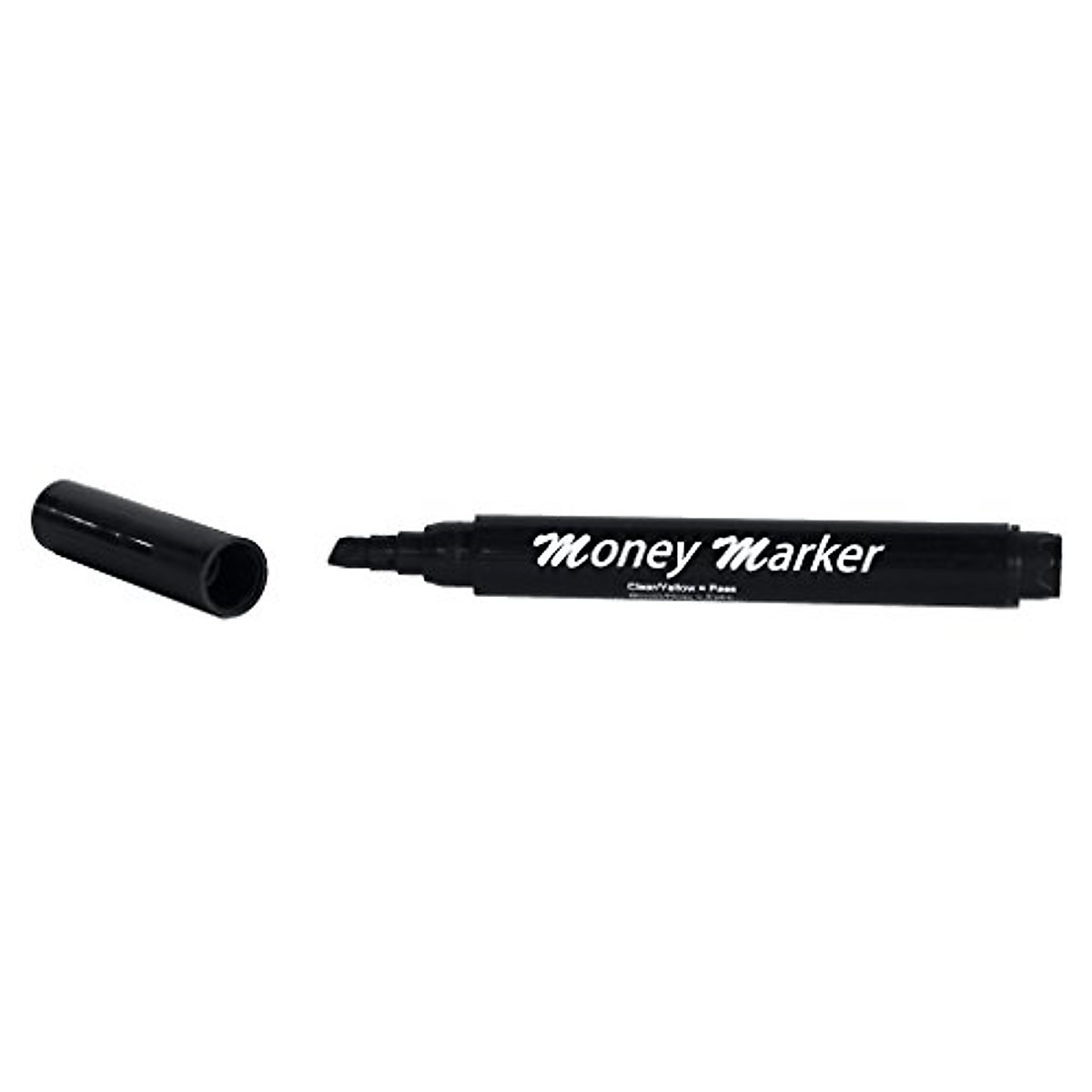 Money Marker (12 Counterfeit Pens) - Counterfeit Bill Detector Pen with Upgraded Chisel Tip - Detects Fake Counterfit Bills, Universal Currency Detectors Pack