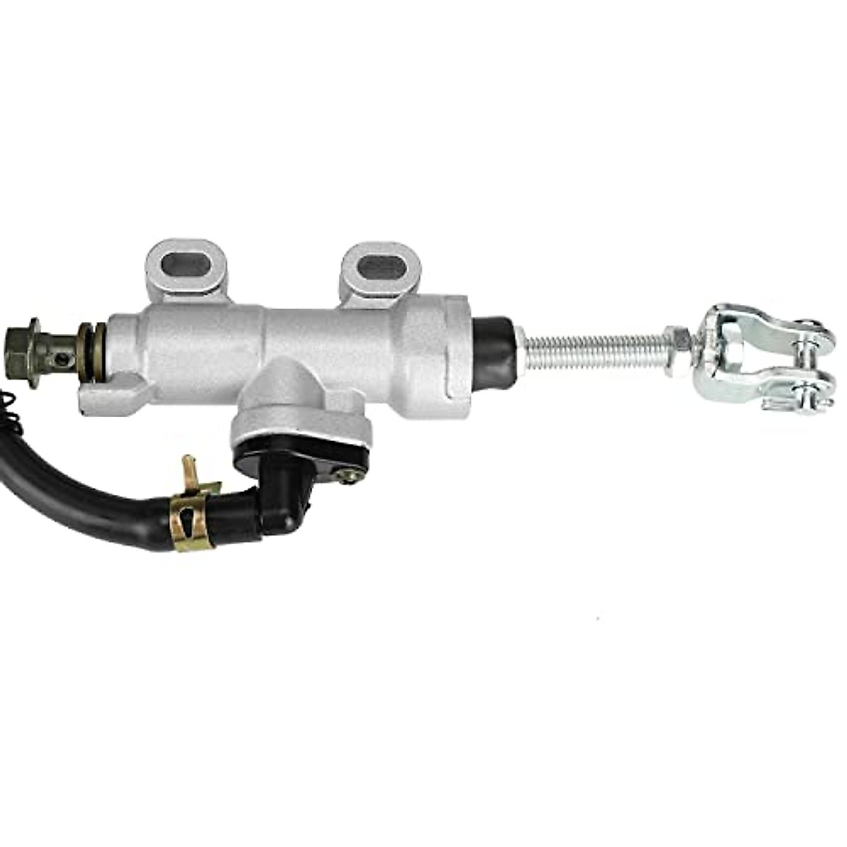 YOXUFA Rear Brake Master Cylinder Reservoir Hose Line for 90cc 110cc 125cc 150cc 200cc 250cc Arctic Cat Suzuki Chinese ATV Quad Pit Dirt Bike Yerf Dog Helix Coleman Go Kart Cart Buggy Motorcycle Parts