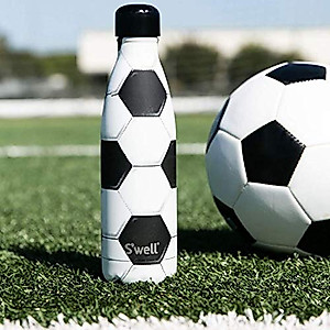 S'well Stainless Steel Water Bottle - 17 Fl Oz - Goals - Triple-Layered Vacuum-Insulated Containers Keeps Drinks Cold for 36 Hours and Hot for 18 - BPA-Free - Perfect for the Go