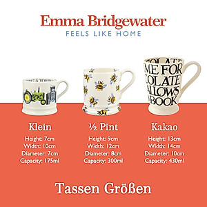 Emma Bridgewater Boho Handmade Ceramic Polka Dot Gift Half-Pint Coffee and Tea Mug