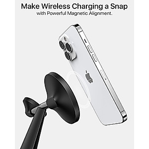 Charging Station for Apple Multiple Devices, for MagSafe Charger Stand, Wireless Charger for MagSafe 3 in 1 for iPhone 15 14 13 12 Series, Apple Watch, AirPods Pro/3/2 (30W Adapter Included)