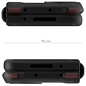 Ghostek COVERT Clear Samsung Fold 3 Case with Slim Thin Lightweight Design Protective Phone Covers Durable Shockproof Protection Supports Wireless Charging Designed for 2021 Galaxy Z Fold 3 5G (Smoke)