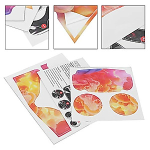 Shanrya VR Controller Stickers, VR Headset Stickers Detachable PVC Skin Accurately Paste Anti Scratch for Quest 2