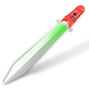 LED Sword Accessories Compatible with Nintendo Switch/Switch OLED (Red, 1 Pack), GH Joycon Right Games Sword Controller for Switch Sports Chambara, The Legend of Zelda: Skyward Sword HD, Skyrim