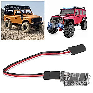 Jopwkuin Mini RC Gyroscope, RC Car Parts Replacement Safe Adjustable Sensitivity for RC Drift Car