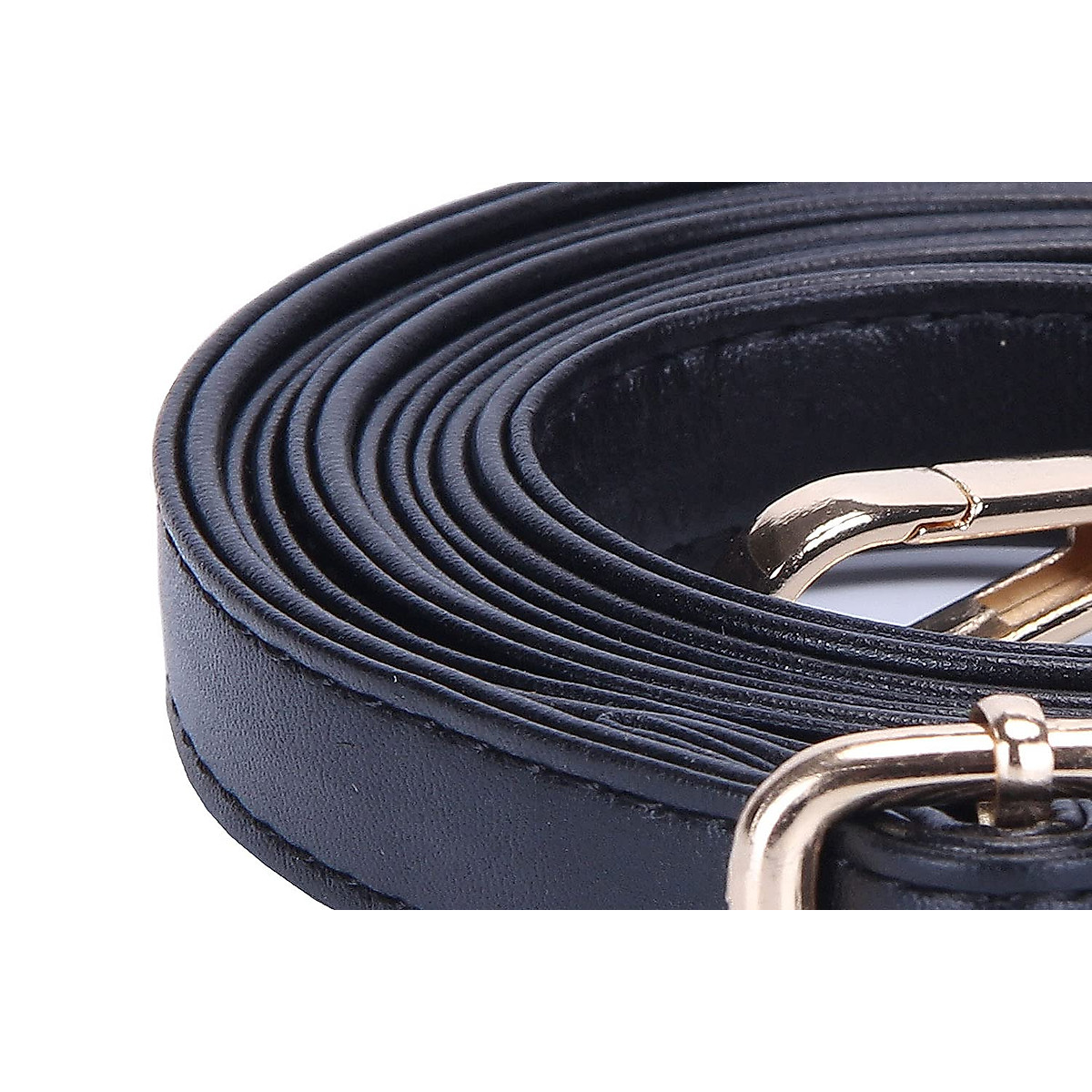 VanEnjoy Purse Strap Replacement with Tassel,Microfiber Nubuck Leather for Crossbody Bag or Handbag (0.5" Wide-Gold Metal)