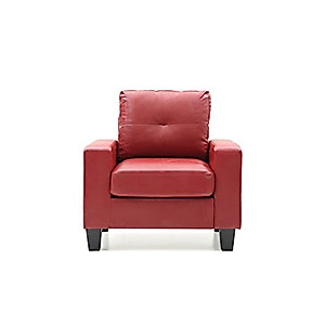 Glory Furniture Newbury Club Chair Red