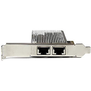 StarTech.com 2-Port 10Gb PCIe NIC with Native Link Aggregation - 10Gbase-t Ethernet Card - 100/1000/10000 Mbps LAN Card (ST20000SPEXI)