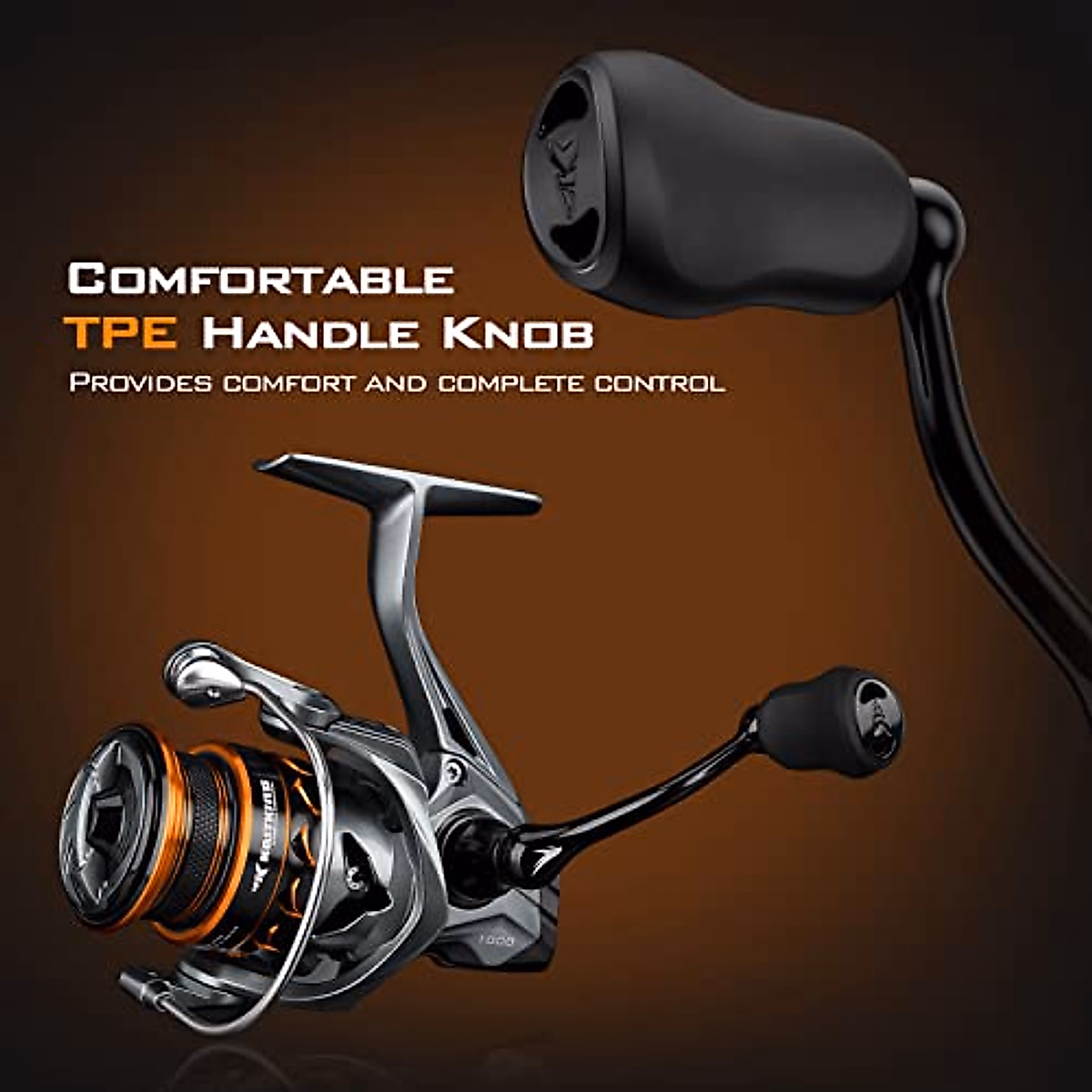 KastKing Kestrel Spinning and Ice Fishing Reel 1000 SFS Carbon Body, Lightweight and Weighs 4.6 Oz, Full Carbon Fiber Frame, 10+1 Stainless-Steel Double Shielded Ball Bearings, 6.2:1 Gear Ratio