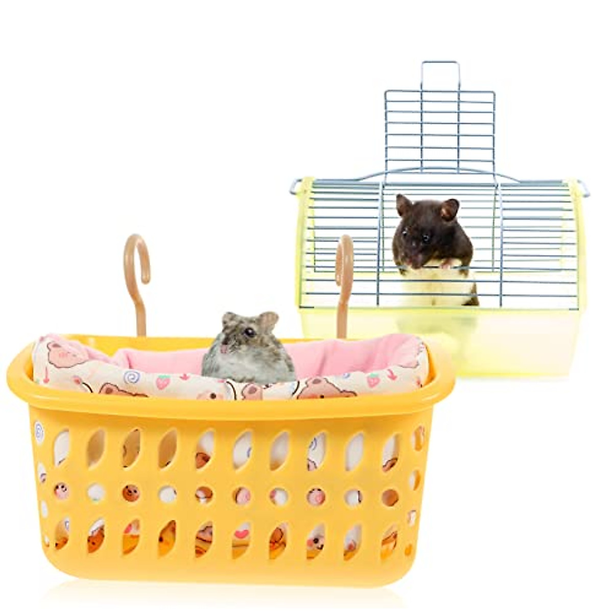 balacoo 1 Set Ferret Guinea Warm Rat Sugar Bird Comfortable Cage Winter Chinchilla House Hamster Accessories Pets Cave Resting Rabbit Hammock Parrot Keeping for Sleeping Pet Squirrel