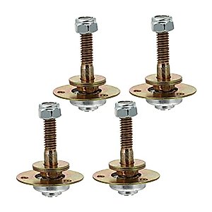 DOITOOL 4pcs Rocking Chair Bearing Rocker Glider Mechanic Accessories Machine Screws Glider Rocker Parts Patio Chair Screws Glider Chair Hardware Rocking Chair Connecting Piece Iron Nut