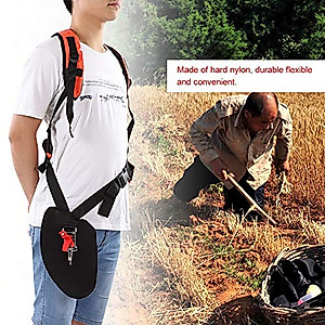 Trimmer Strap - Universal Harness Trimmer Strap Double Shoulder Strap Mower Nylon Y-shaped Belt Heavy Duty Garden Brush Cutter Harness
