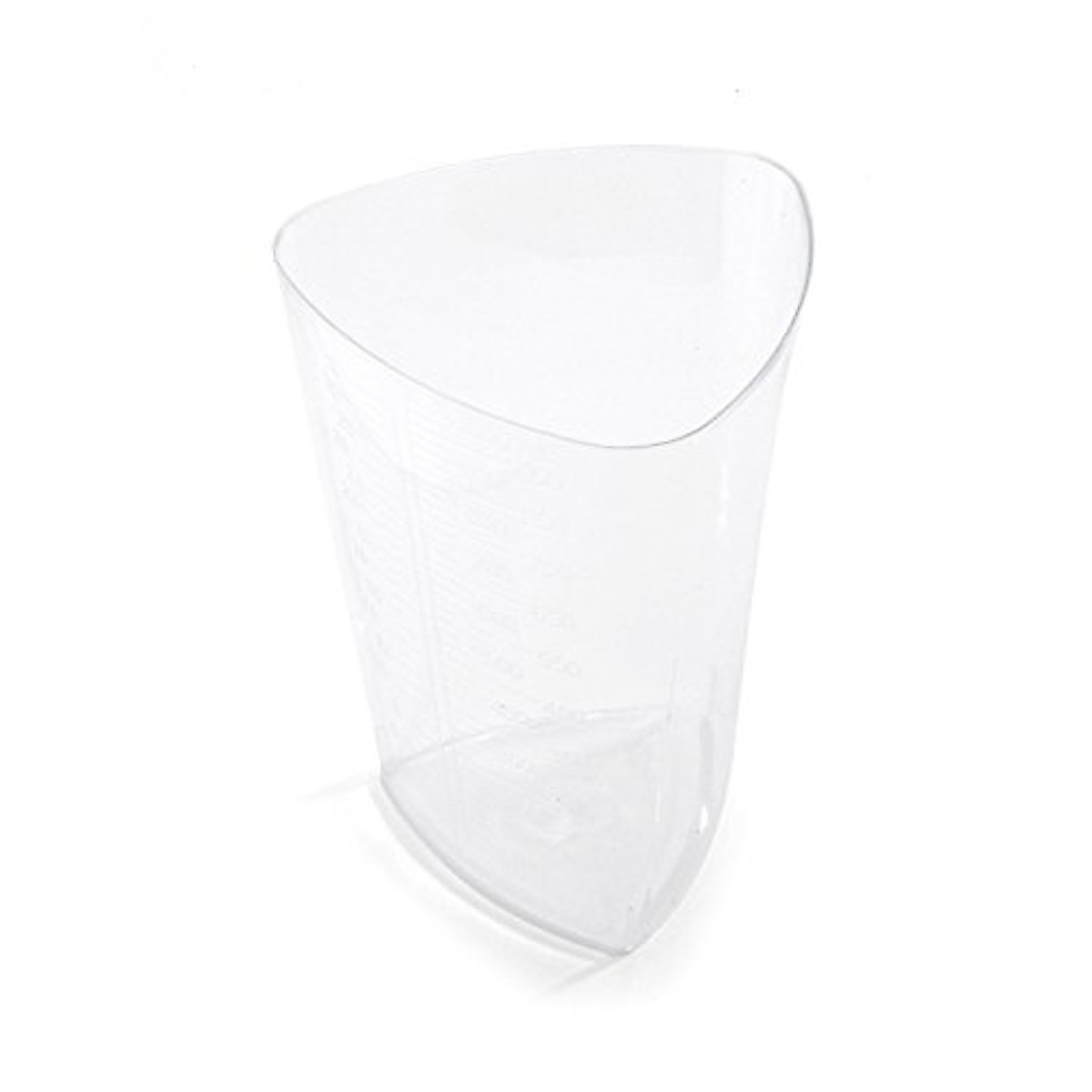 OakRidge Products 1000ml Triangular Graduated Container, Translucent, PP (10 Count)