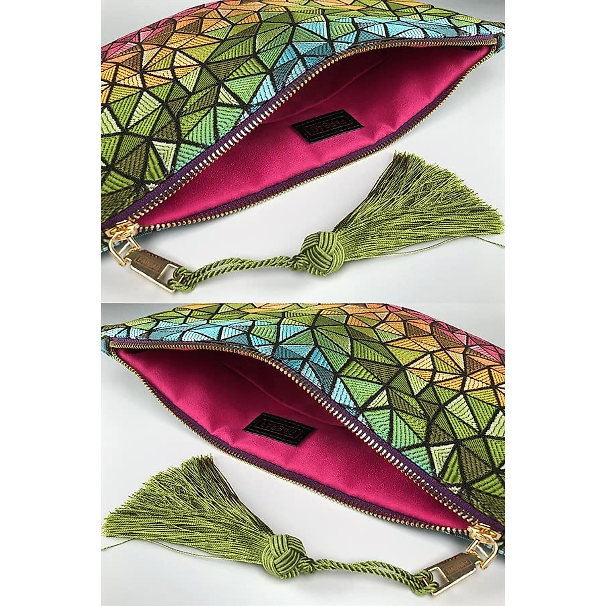 Clutch Purses for Women, Summer Bag, Handbag,Small Women Bag, Evening Bag (Pyramid Multicolor)