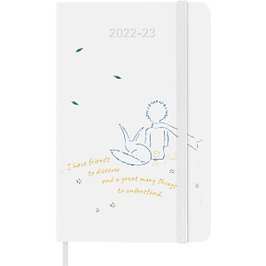 Moleskine Limited Edition 2023 Weekly Notebook Planner Petit Prince, 18M, Pocket, Fox, Hard Cover (3.5 x 5.5)