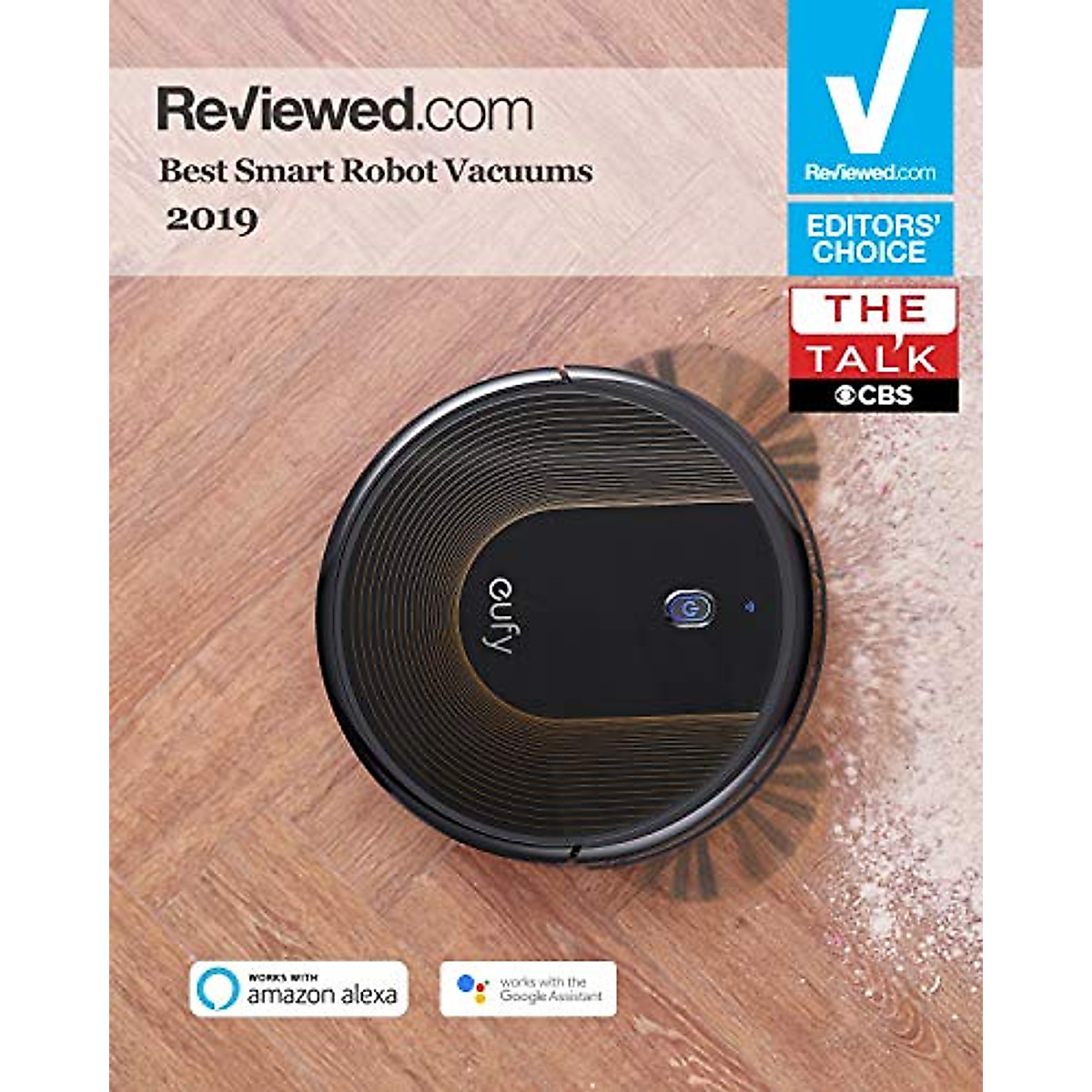 eufy by Anker, BoostIQ RoboVac 30C, Robot Vacuum Cleaner, Wi-Fi, Super-Thin, 1500Pa Suction, Boundary Strips Included, Quiet, Self-Charging Robotic Vacuum, Cleans Hard Floors to Medium-Pile Carpets