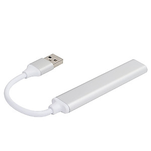 USB C Hub Multiport Adapter, USB3.0 Hub 4 Port Aluminum Alloy Adapter Converter UltraHigh Speed Splitter Accessories