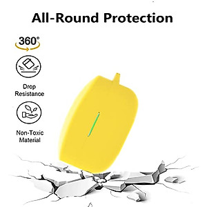 Ankersaila Soft Silicone Case Compatible with Fit Sony WF-1000XM4, Scratch/Shock Resistant Protective Case Cover (Yellow)