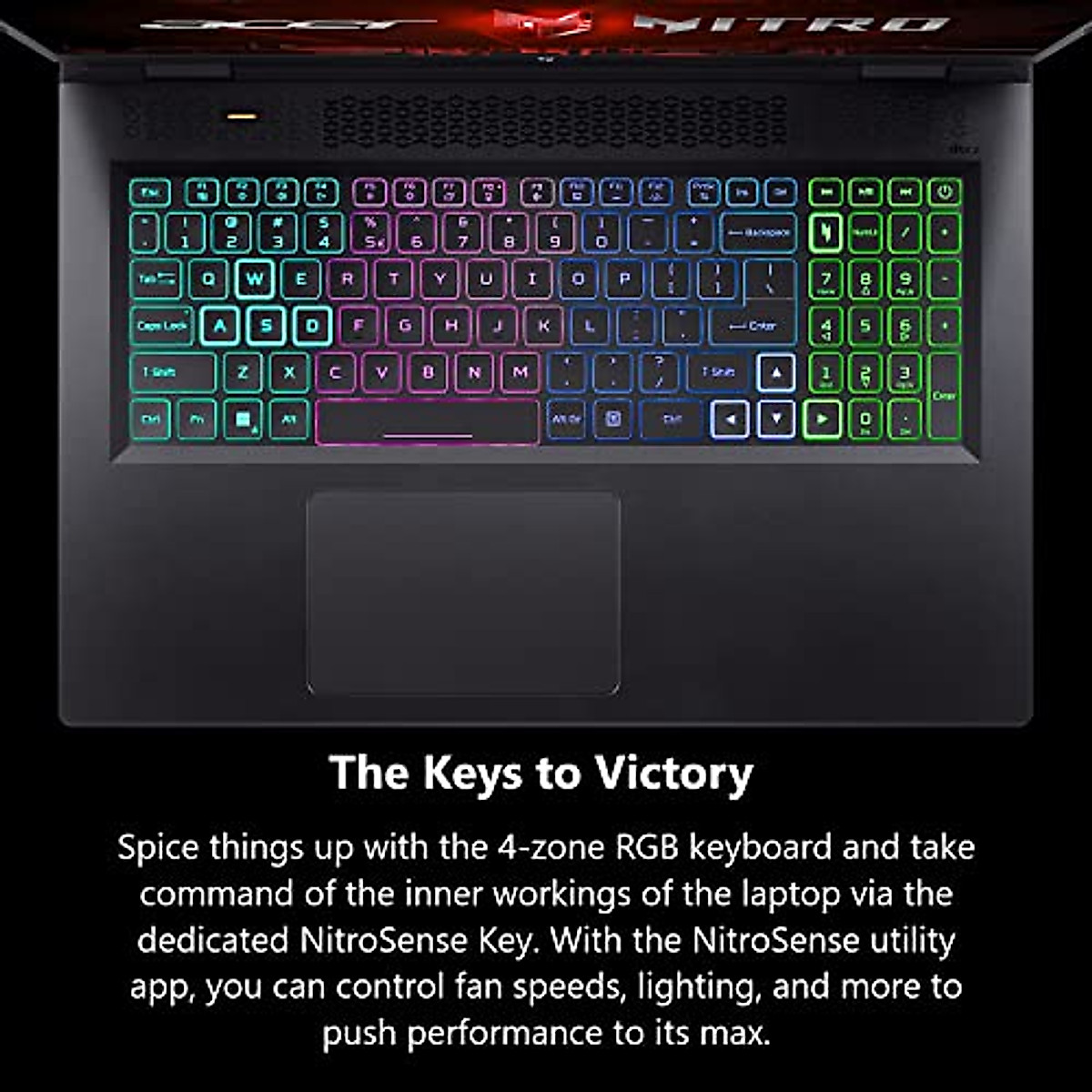 acer Nitro 17 Gaming Laptop | AMD Ryzen 7 7840HS Octa-Core CPU | NVIDIA GeForce RTX 4060 Laptop GPU | 17.3" QHD 165Hz IPS Display | 1TB Gen 4 SSD | Wi-Fi 6E | RGB Backlit KB | AN17-41-R7G3, Black
