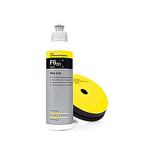 Koch-Chemie - Fine Cut Polishing Compound - Silicone-Oil-Free; Designed for All Paint Types; for Removing Medium to Heavy Defects, Scratches, and Sanding Marks Up to 2500 Grade (250 milliliters)