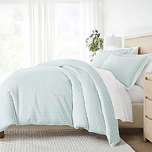 Linen Market Twin Duvet Cover (Aqua) - Experience Hotel-Like Comfort with Unparalleled Softness, Exquisite Prints & Solid Colors for a Dreamy Bedroom –Duvet Cover Twin Set with 1 Pillow Sham