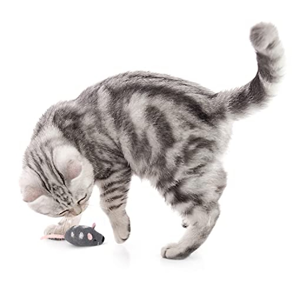 Feltcave Wool Cat Mouse Toys – Handmade Felt Mouse Cat Toy Without Catnip, Cat Toys for Indoor Cats, Cat Mice Toys 4-Pack
