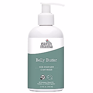 Earth Mama Belly Butter for Dry, Itchy Skin | Luxuriously Moisturizing for Pregnancy & Beyond, 8-Fluid Ounce (Packaging May Vary)