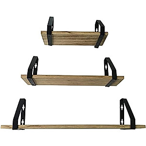 Floating Shelves Wall Mounted Shelves,Wall Storage Shelves Display Rack for Bedroom, Living Room, Bathroom and More