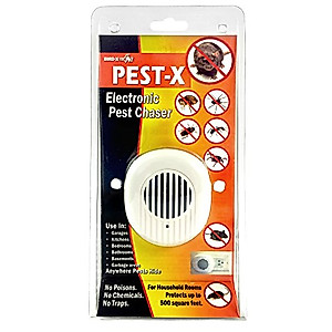 Pest-X All-Pest Rodent and Insect Chaser 220 Volt Pest Control 500 sq. mt.