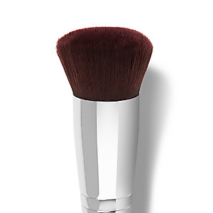 BEST ROUND KABUKI MAKEUP BRUSH for Liquid, Cream Mineral, & Powder Foundation & Face Cosmetics - Prime Quality Design - Carrying Case & E-Book Included