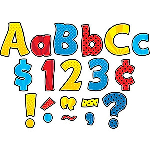 Teacher Created Resources Superhero Funtastic 4" Letters Combo Pack (TCR5845)