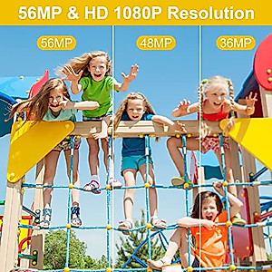 Digital Camera 4K 56MP Kids Digital Camera for Photography, Autofocus Small Digital Camera 20X Digital Zoom Portable Digital Camera for Boys and Girls with 32GB SD Card - Black