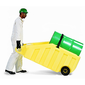 Poly Dolly, 70 Gallon Spill Capacity, 600 lbs Load Capacity, 69" Length x 31.75" Width x 26.5" Height