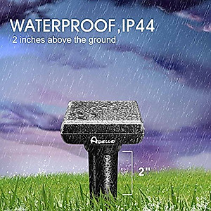 Apello 2 Pack Mole Repellent Solar Mole Repeller Vole Deterrent Gopher Repellent Ultrasonic Chipmunk Repellent Outdoor No Mole Killer Harm to Your Yard