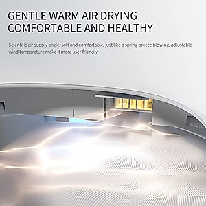 LEIVI Smart Bidet Toilet Seat with Wireless Remote and Side Panel, Multiple Spray Modes, Adjustable Heated Seat, Warm Water and Air Dryer, Auto LED Nightlight, Elongated