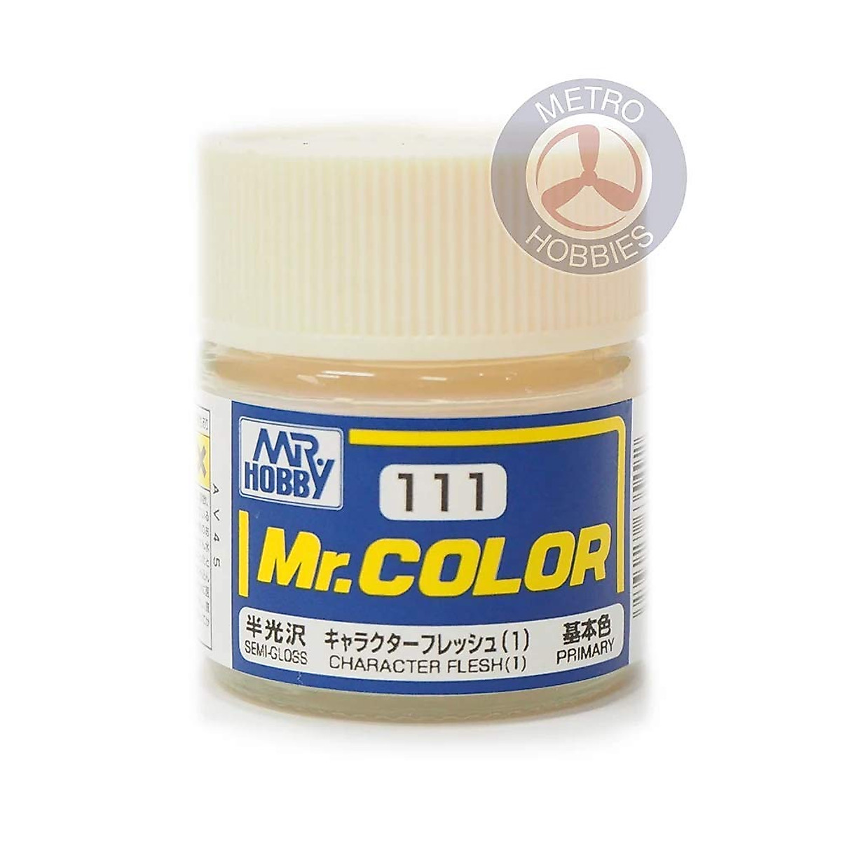 C111 Semi Gloss Character Flesh (1) 10ml, GSI Mr. Color