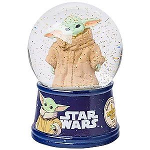 Silver Buffalo Star Wars The Mandalorian Child Light Up Snow Globe, 100mL