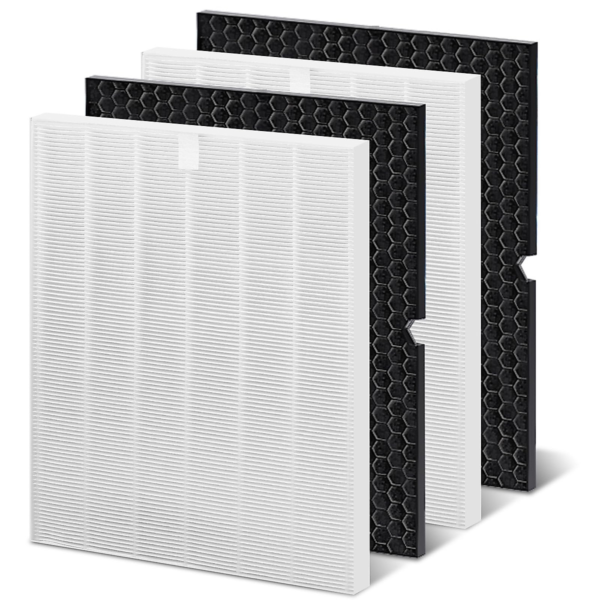 116130 Replacement Filter, 5500-2 Air Puri-fier Replacement Filter Compatible with winix 5500-2, AM80 Air Puri-fier, 2 Pack Filters and Activated Carbon Pre-Filters.