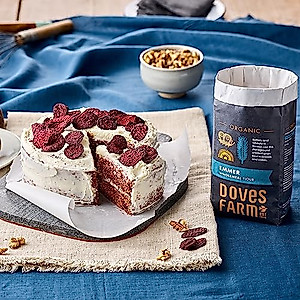 Doves Farm Organic Whole-meal Emmer Flour | 1Kg | Premium Stoneground Flour from Nutrient-rich Emmer Wheat | Perfect for Healthy and Tasty Baking Recipes