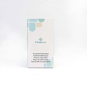 PHILORN Coffee Tumbler Leak Proof -14 oz Insulated Coffee Mug with Lid, Reusable Coffee Cup for Hot and Cold Drinks, Thermal Cup Stainless Steel Coffee Mug with Double Wall