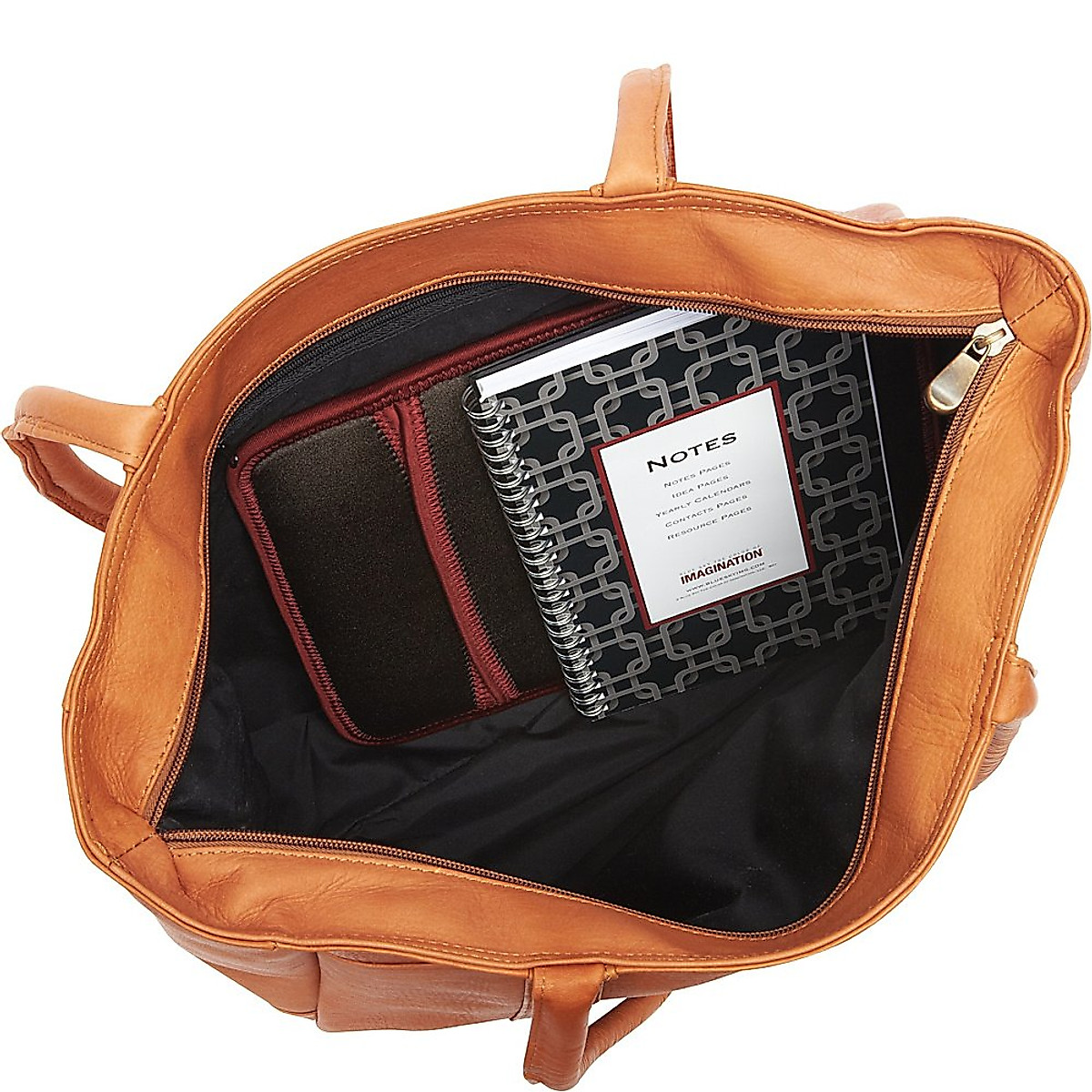 David King & Co. Multi Pocket Shopping Tote 574, Café, One Size