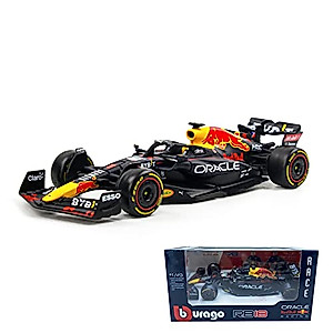 HTLNUZD Bburago 1:43 2022 F1 Champion Racing RB18 #1 Formula Max Verstappen 1/43 NO.1 Alloy Car Die Cast Model Toy Collectible (Standard Version)